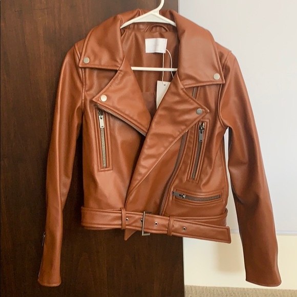 OAK + FORT | Jackets & Coats | Never Worn Oak Fort Leather Jacket ...